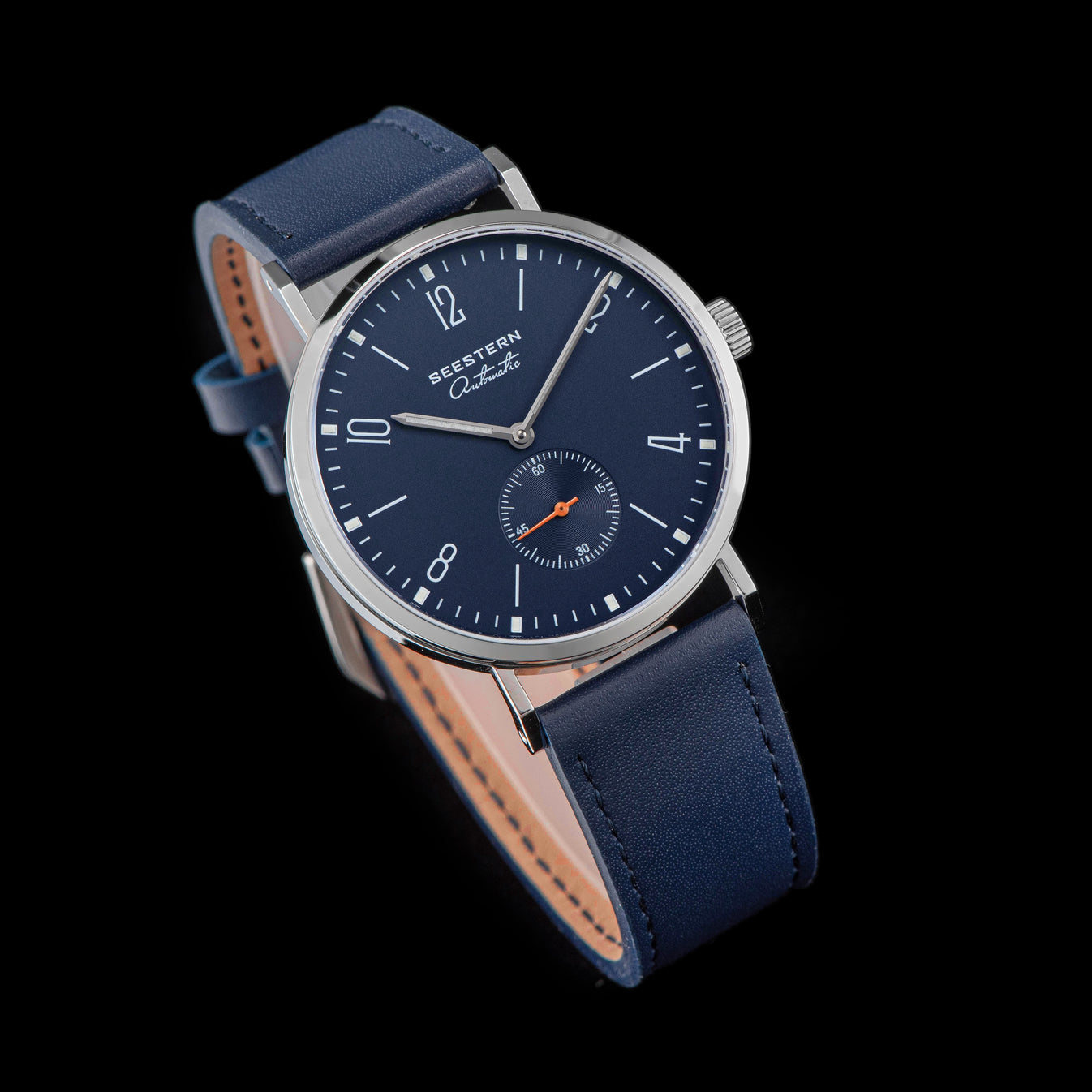 Seestern Automatic S382 38mm Deep Blue Dial Classic Automatic Watch