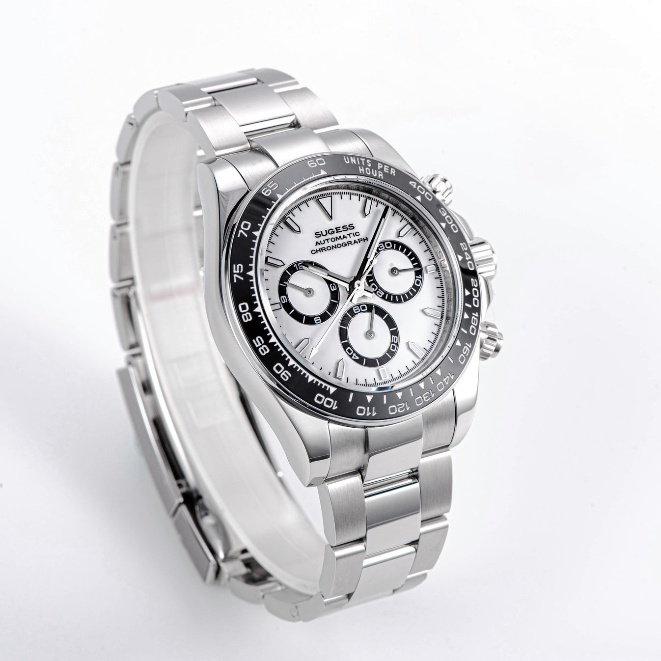 Automatic Chronograph S418-2.006 Ice Blue Dial Ceramic Bezel Professio ...