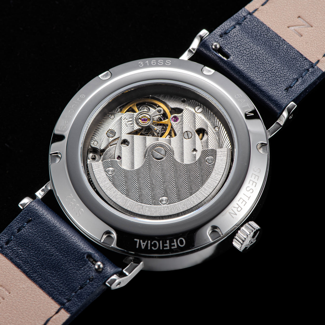 Seestern Automatic S382 38mm Deep Blue Dial Classic Automatic Watch