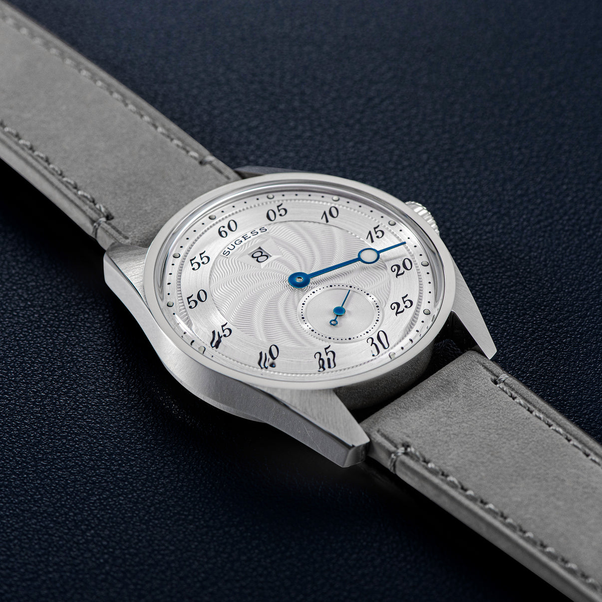 Automatic S451-1 Silver Dial Jumping Hour One Pointer Stainless Steel ...