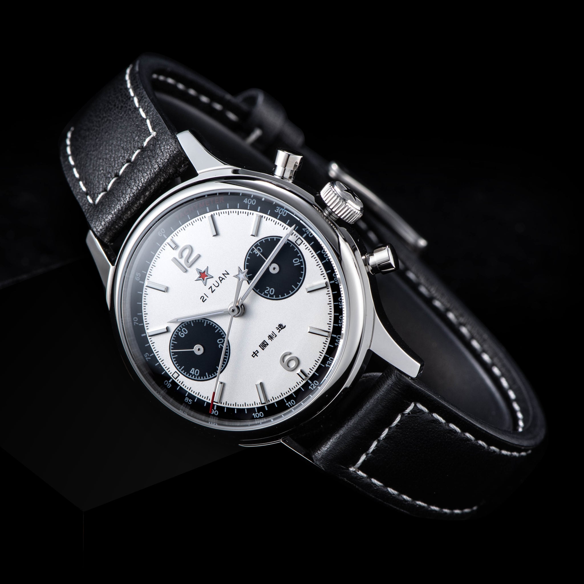 Sugess Panda Chronograph Watch Swan-Neck Precision Model SUPAN001SN ...