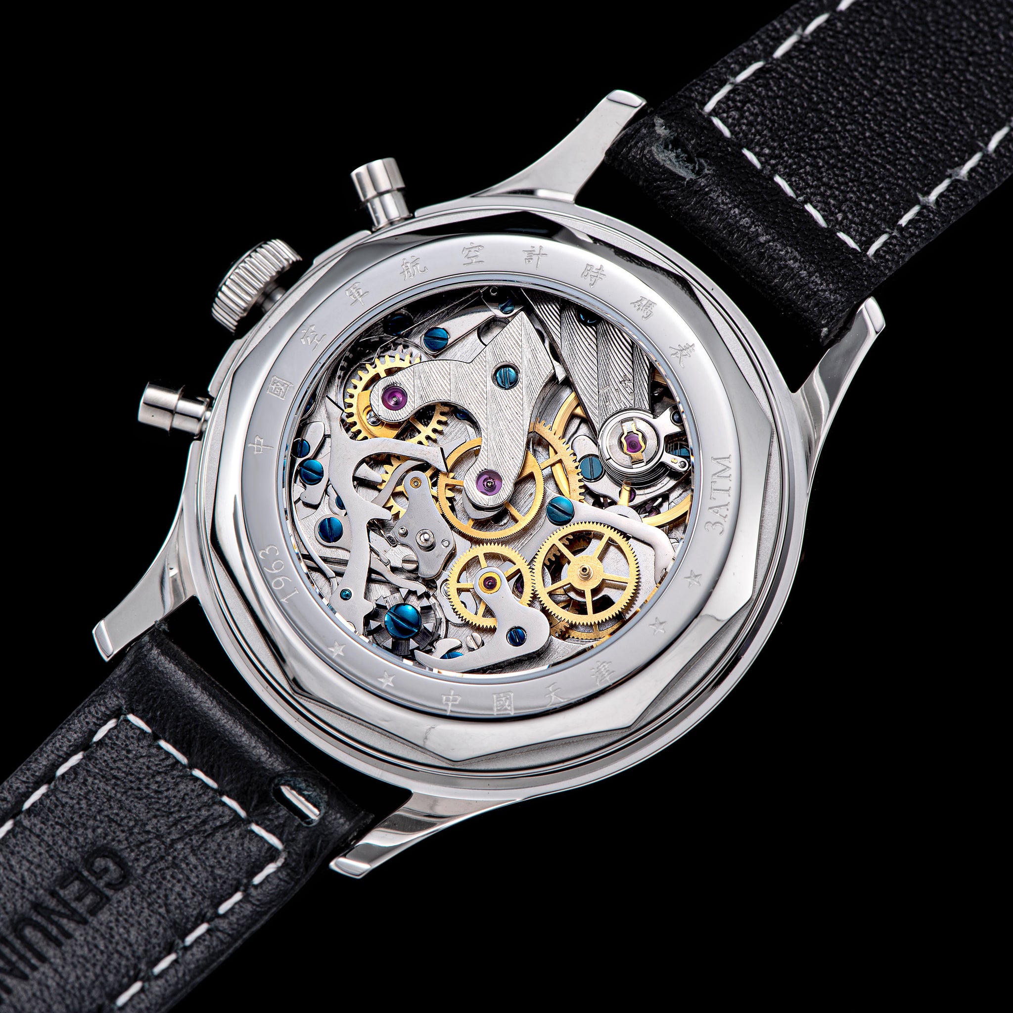 Sugess Panda Chronograph Watch Swan-Neck Precision Model SUPAN001SN ...