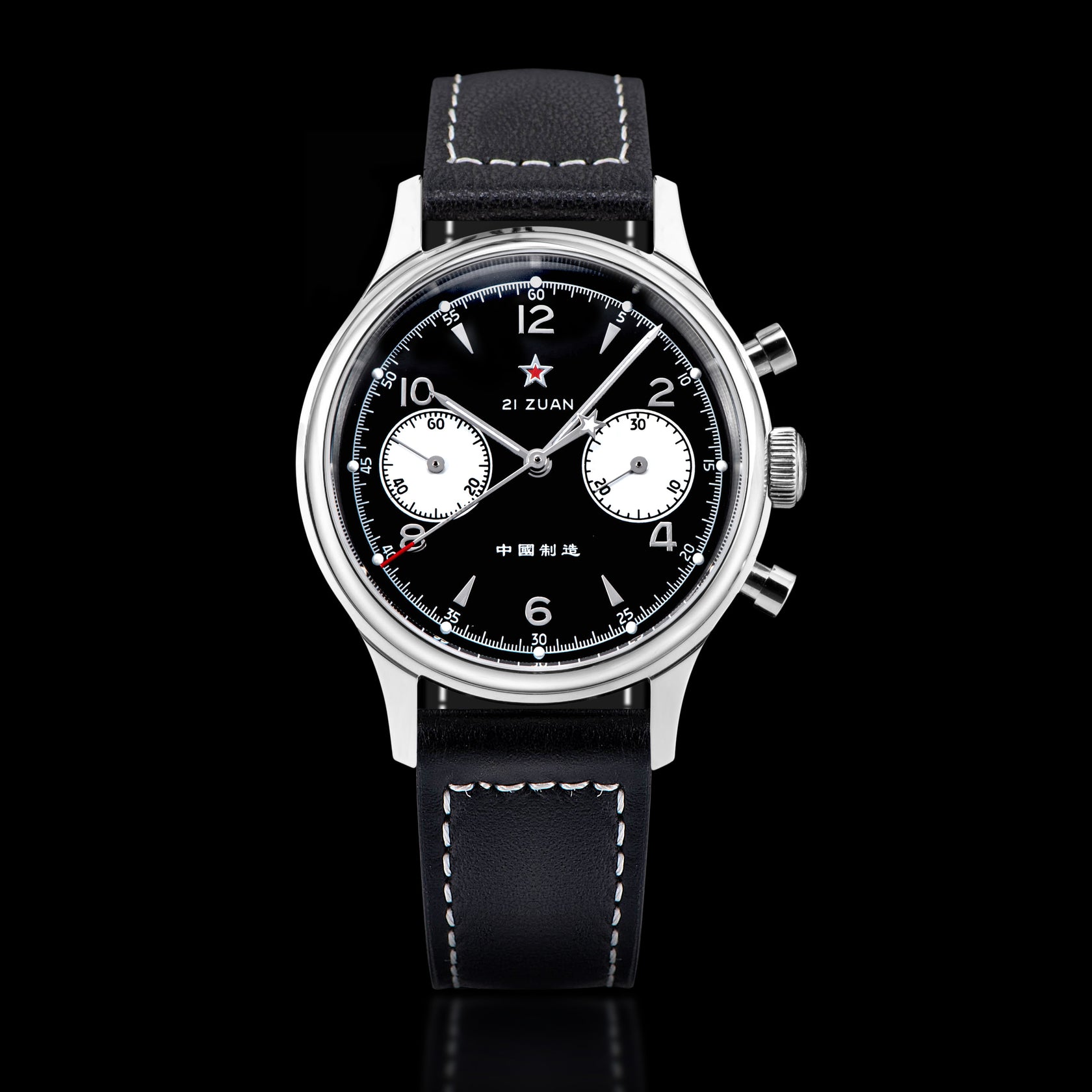 Sugess Panda Chronograph Watch Swan-Neck Precision Model SUPAN001SN ...