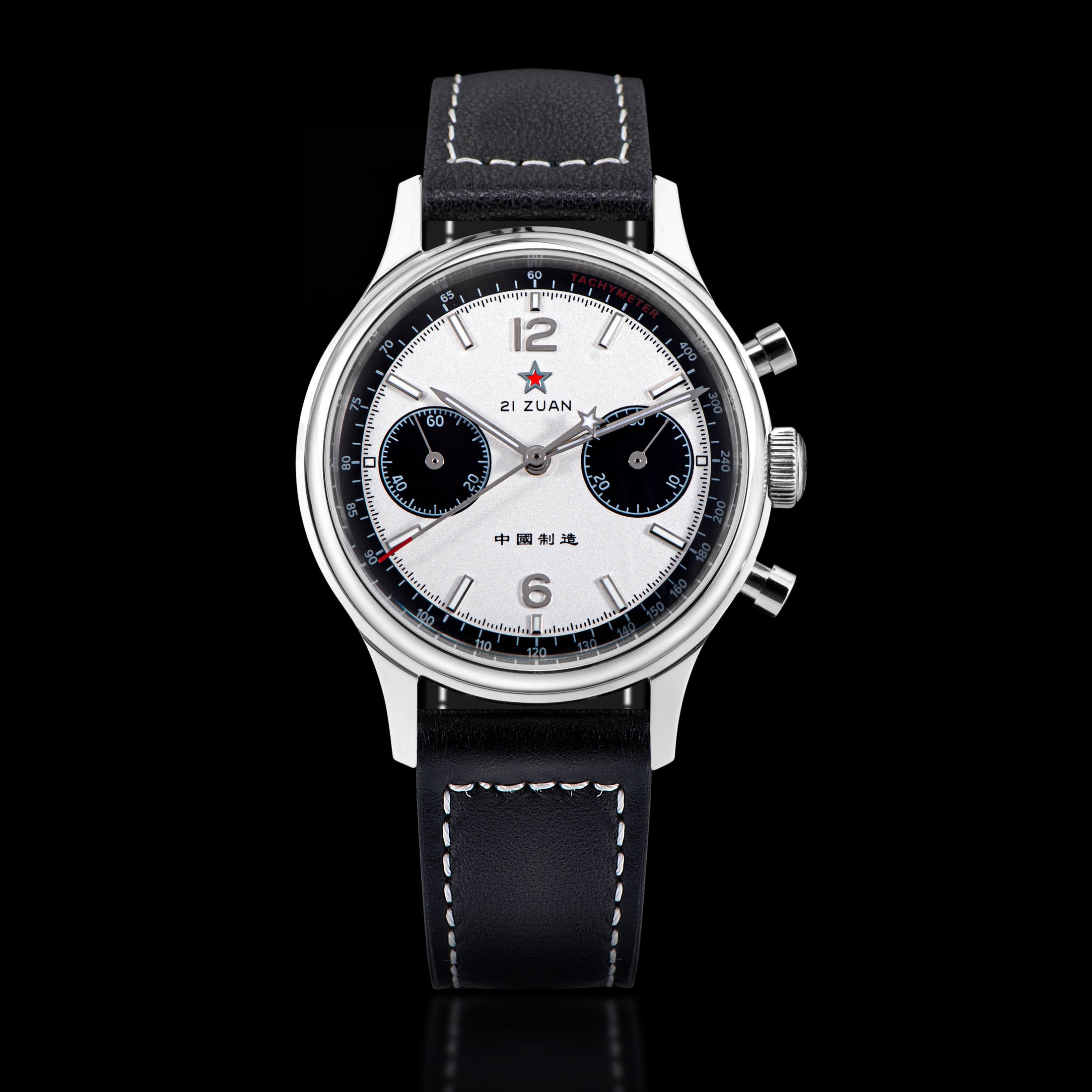 Sugess Panda Chronograph Watch Swan-Neck Precision Model SUPAN001SN ...