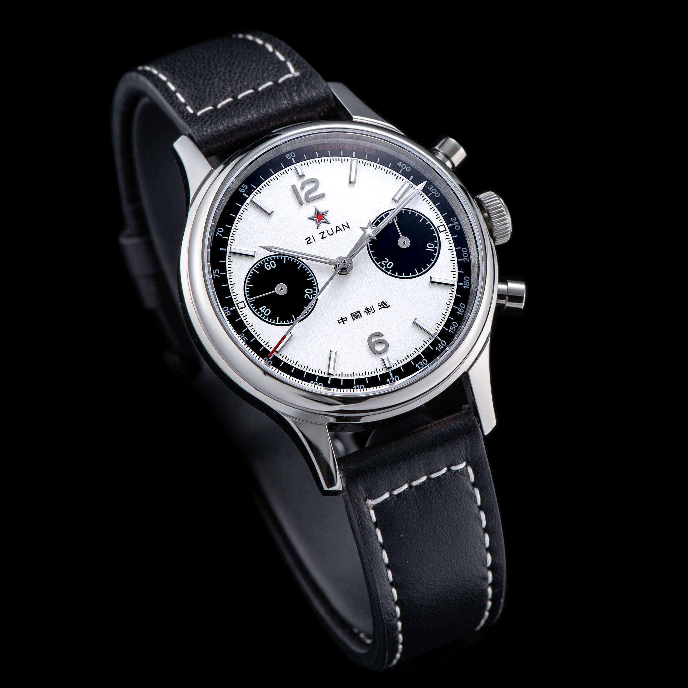 Sugess Panda Chronograph Watch Swan-Neck Precision Model SUPAN001SN ...
