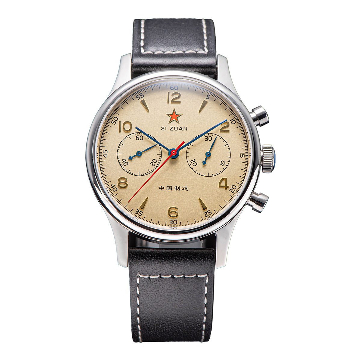 Seagull Movement Chrono Heritage SU1963S40/X 40mm 1963 Swan Neck Regul ...