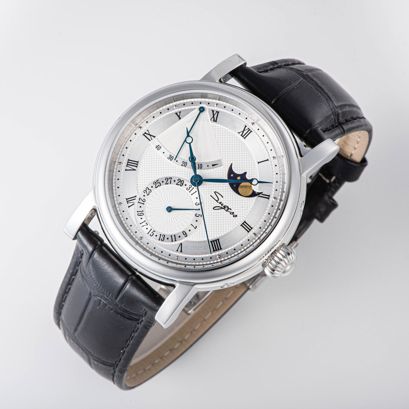 MoonPhase Master 426 Stainless Steel Case Power Reserve Indicator Date ...