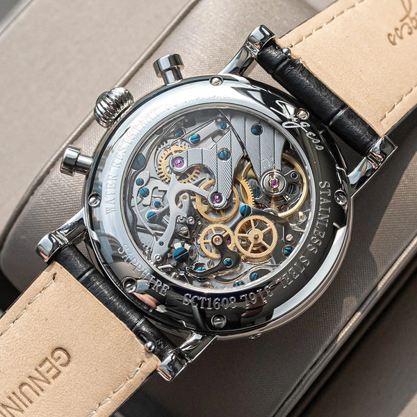 Sugess Moonphase Seagull ST1908 Movement Watch SUM199S – Sugess Watch