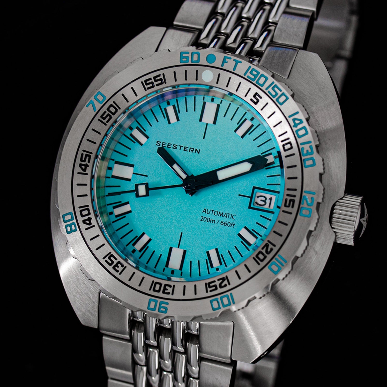 Seestern Sub300T Stainless Steel Ceramic Bezel Seaman NH35A Seestern Sub300T Stainless Steel Ceramic Bezel Seaman NH35A