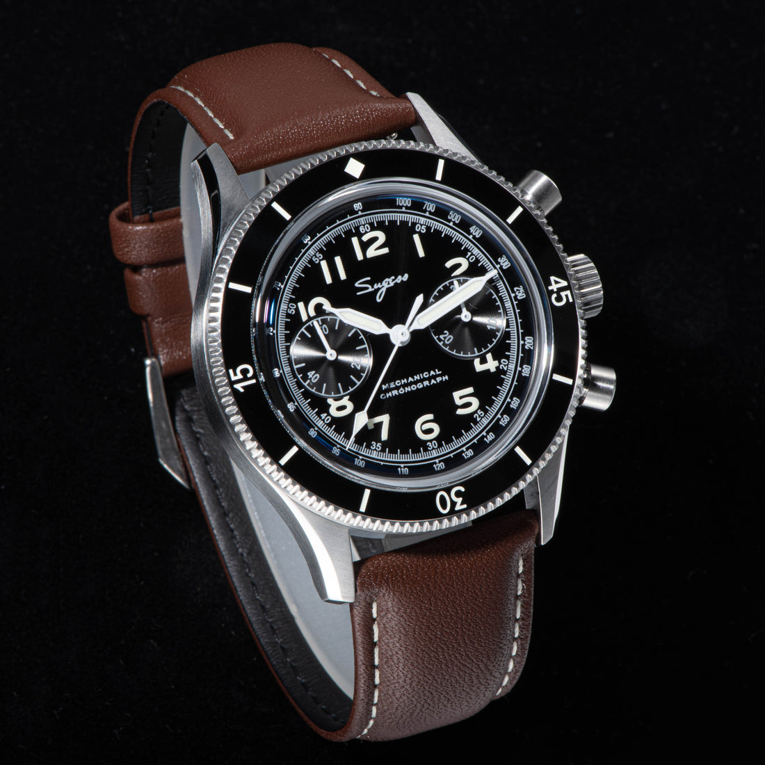 Chrono Heritage S423 Chronograph Black Dial
