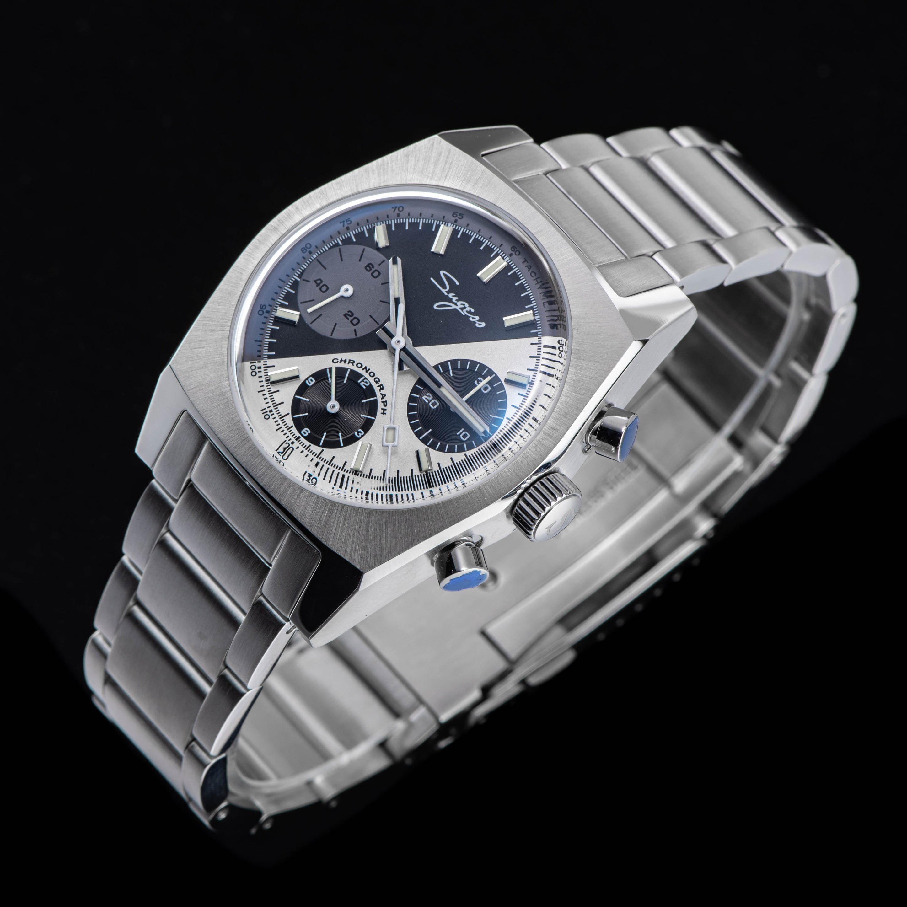 Chrono Heritage S419 Chronograph Zorro Dial – Sugess Watch