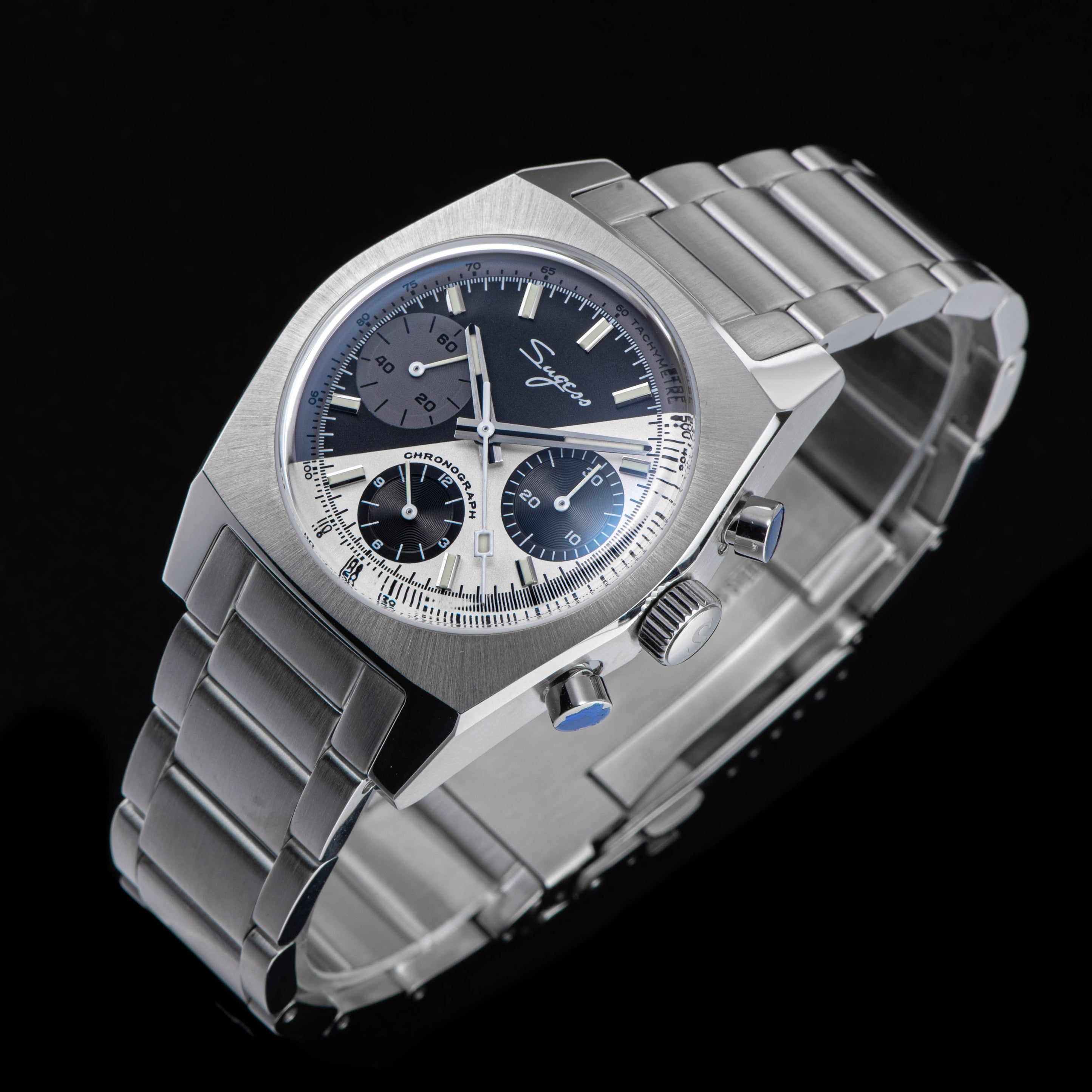 Chrono Heritage S419 Chronograph Zorro Dial – Sugess Watch