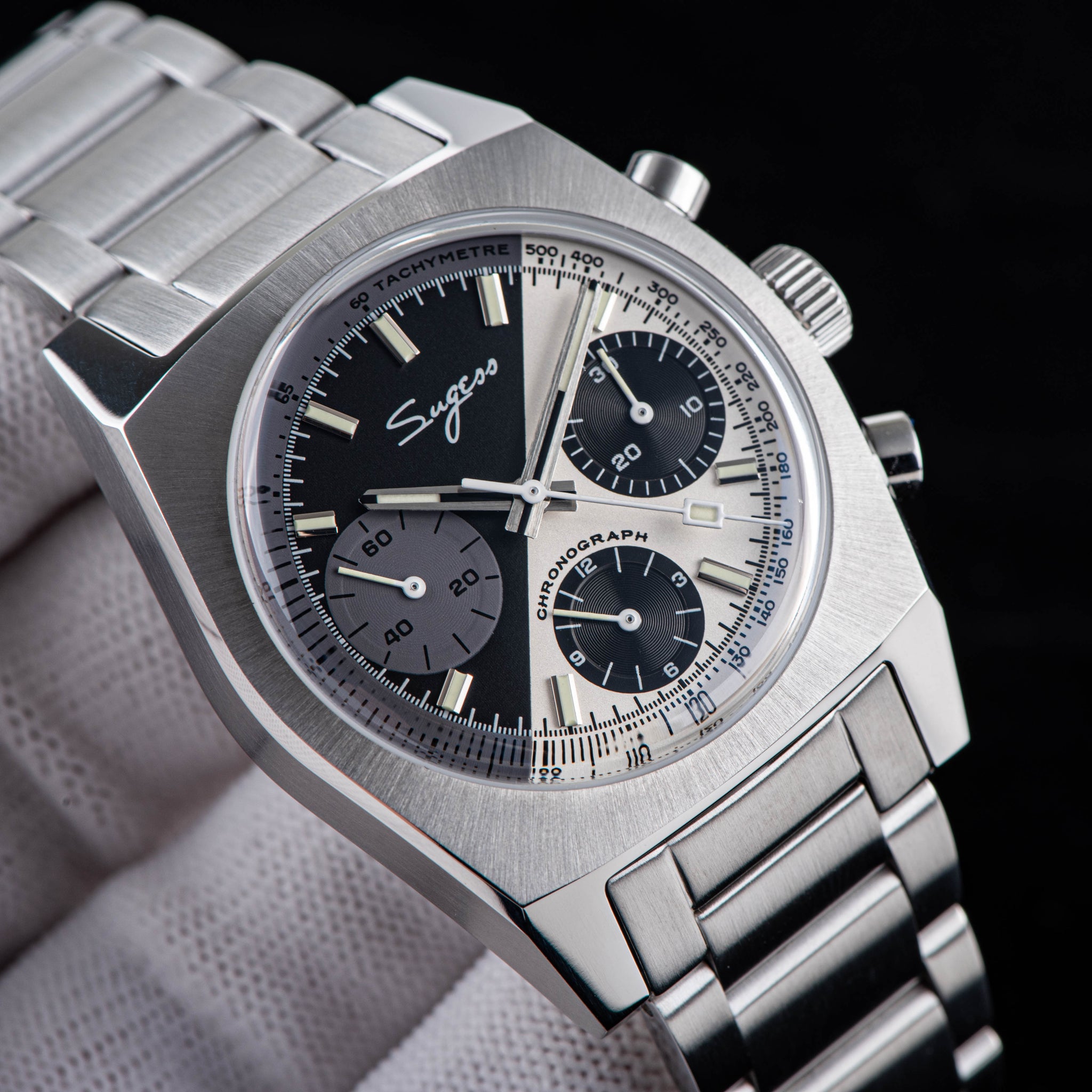Chrono Heritage S419 Chronograph Zorro Dial – Sugess Watch