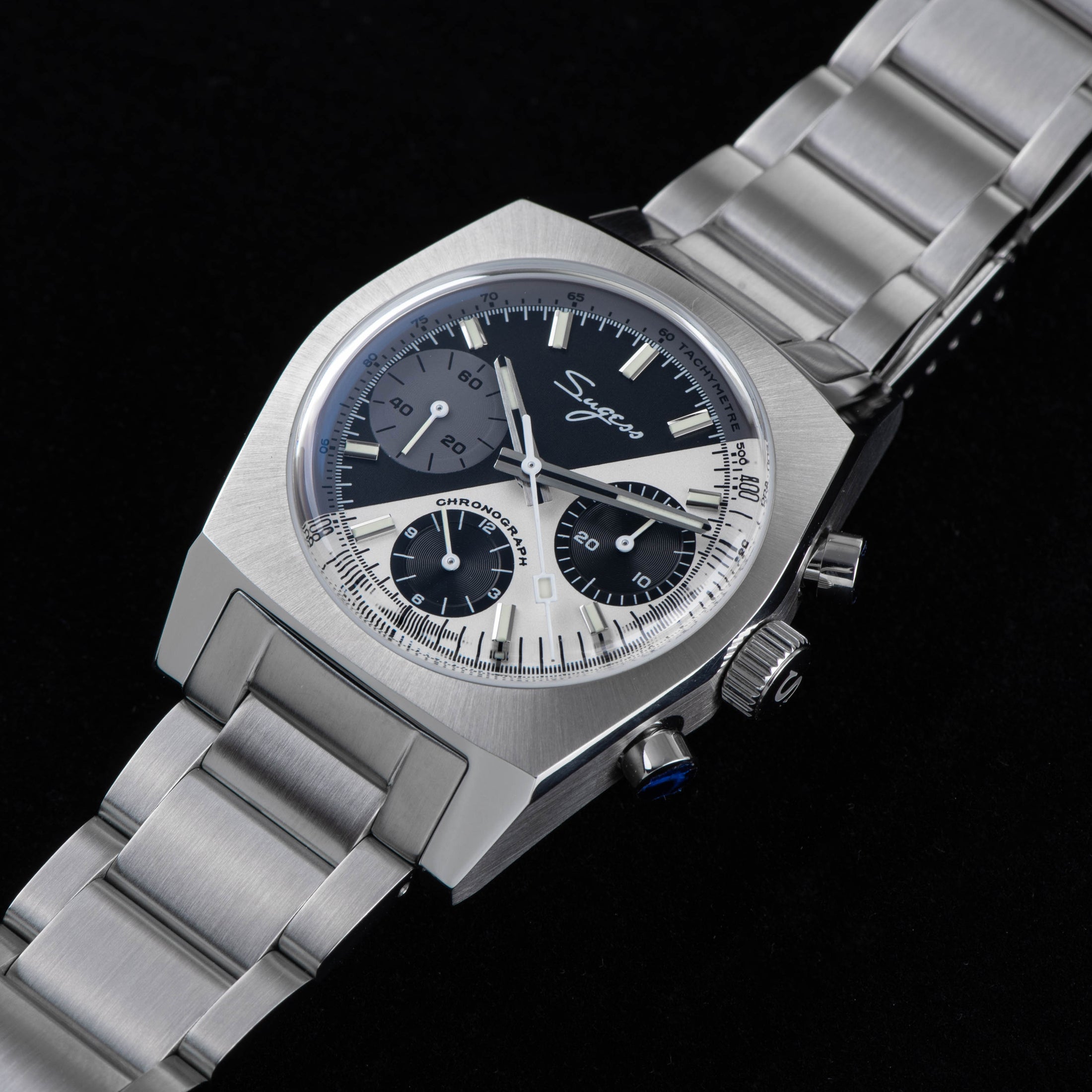Chrono Heritage S419 Chronograph Zorro Dial – Sugess Watch